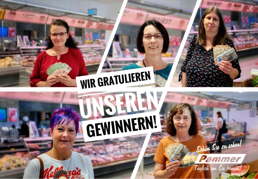 Das sind unsere Gewinner! | Spar Pammer