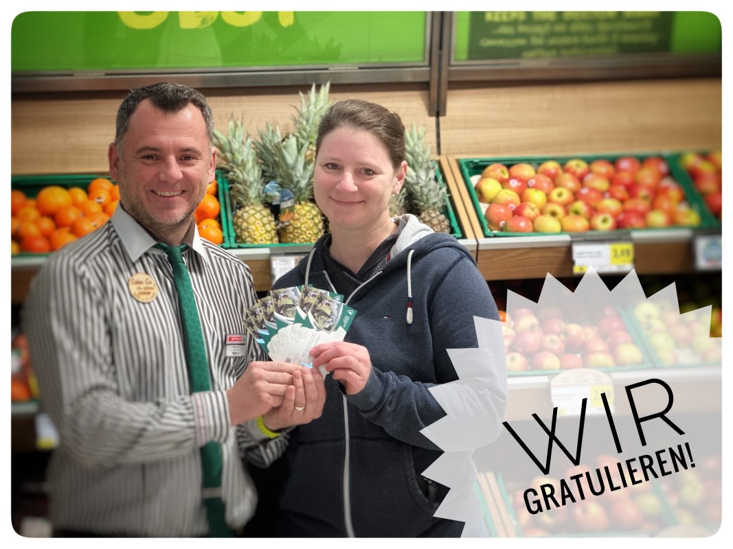 Das sind unsere Gewinner... | Spar Pammer