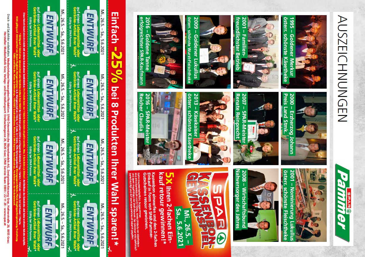 Für Sie da seit 1971! | Spar Pammer