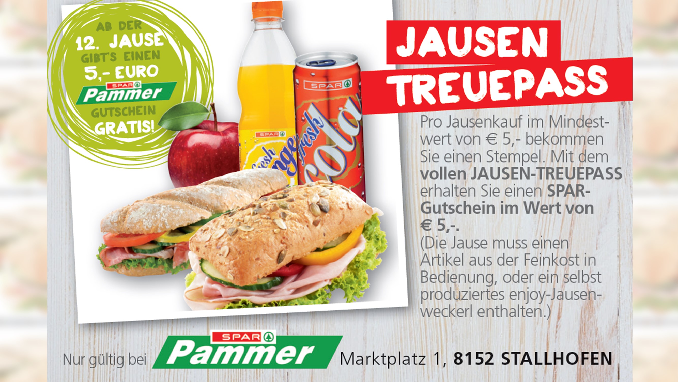 Jetzt bei der Jause sparen... | Spar Pammer